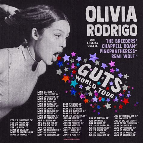 Olivia Rodrigo Guts Tour 2026 Explodes Into The Spotlight With Fresh
