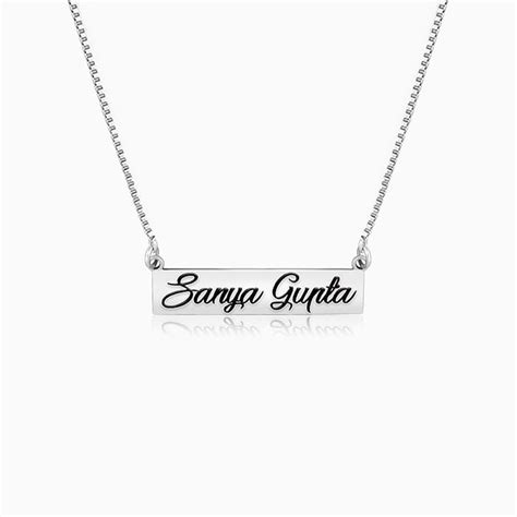 Silver Engraved Pendant With Box Chain Giva