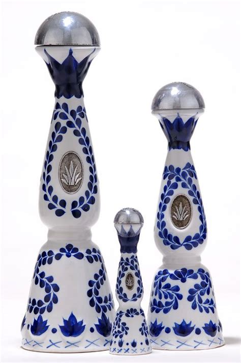 Tequila White And Blue Tall Bottle At Henry Lymburner Blog