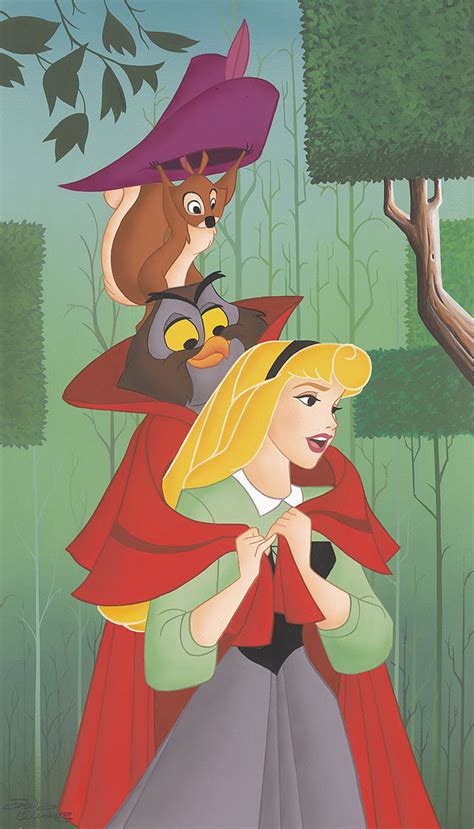 Sleeping Beauty Dancing With Owl