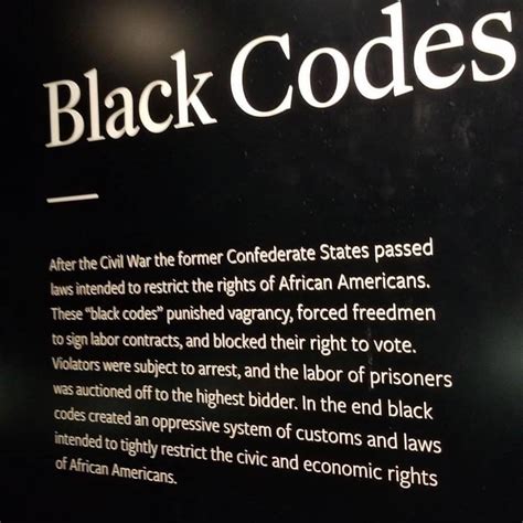 Black Codes Pictures