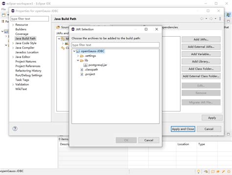 openGauss数据库JDBC环境连接配置 Eclipse 墨天轮