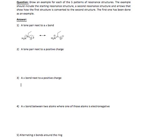 Solved Draw An Example For Each Of The 5 Patterns Of