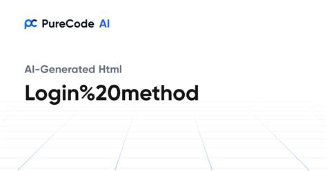 build great html login method components faster using ai tools