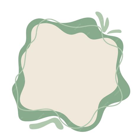Premium Vector Minimalist Blob Text Box