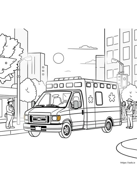 91 Ambulance Coloriages Dessins Gratuits à Imprimer