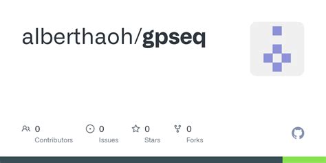 GitHub Alberthaoh Gpseq