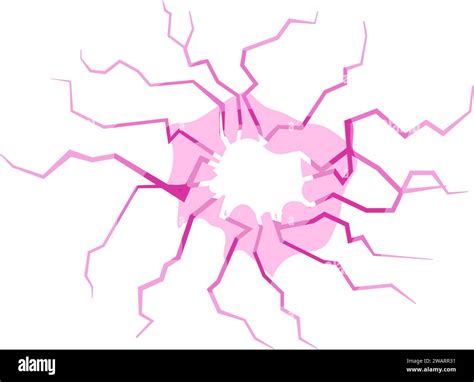 Lightning Electric Orb Cartoon Vector Illustration Stock Vector Image