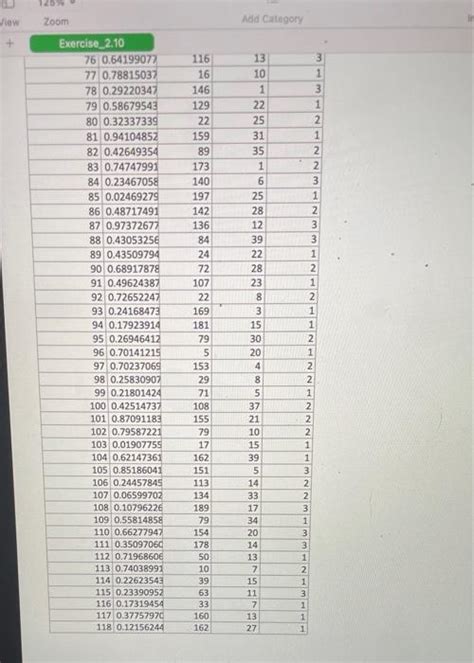 Solved The Accompanying Data File Contains Three Numerical