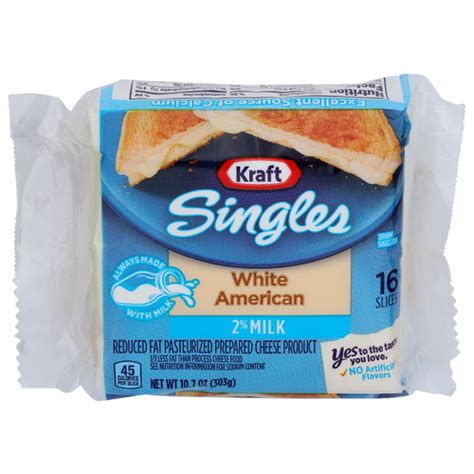 Kraft Reduced Fat Pasteurized Prepared Cheese Product White American