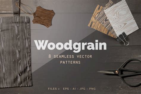 Seamless Wood Grain Vector Patterns Graphics Youworkforthem