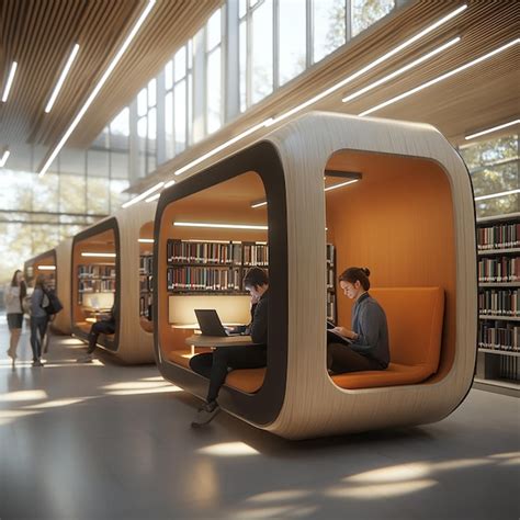 9000 Study Pods Layout Pictures