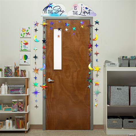49 14 X 70 12 Cloud 9 Iridescent Classroom Door Border 13 Pc