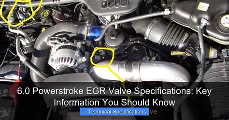 60 Powerstroke Egr Valve Specifications Key Information You Should