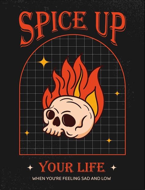 Premium Vector Skull Poster Concept