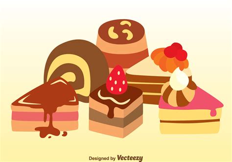 Assorted Cake Vectors 109052 Vector Art At Vecteezy