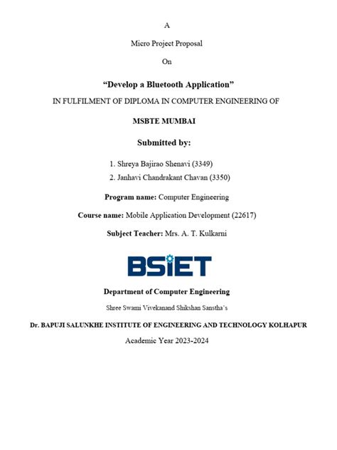 Madproposal Pdf Android Operating System Bluetooth