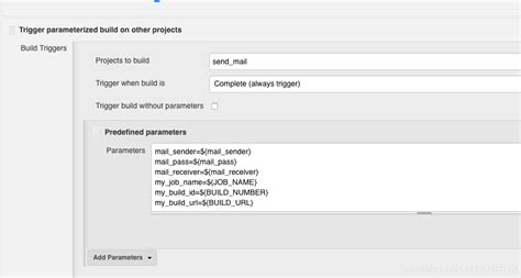 jenkins job 之间传递参数 jenkins job间传参数 csdn博客