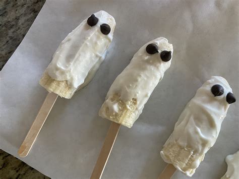Banana Ghost Popsicles Embrace Wellness With Ashley