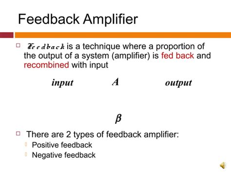 Ch 2 Feedback Amplifier Ppt