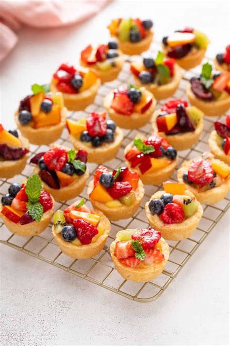 Mini Fruit Tarts Recipe Mini Fruit Tarts Fruit Tart Recipe Mini