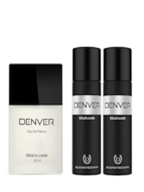 Buy Denver Men Black Code Eau De Parfum 60ml Set Of 2 Black Code
