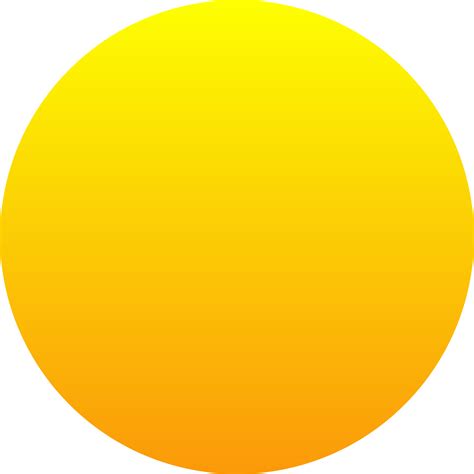 Clipart Orange Sun
