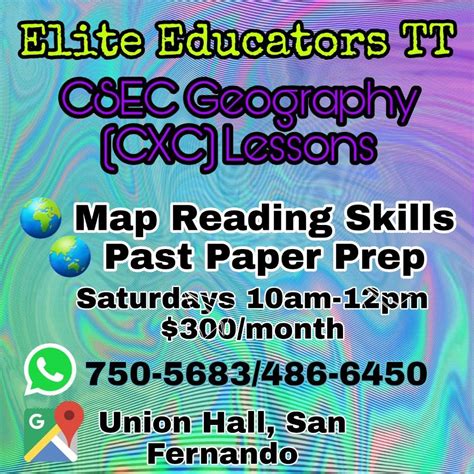 Elite Educators New Class Cxc Aka Csec Geography