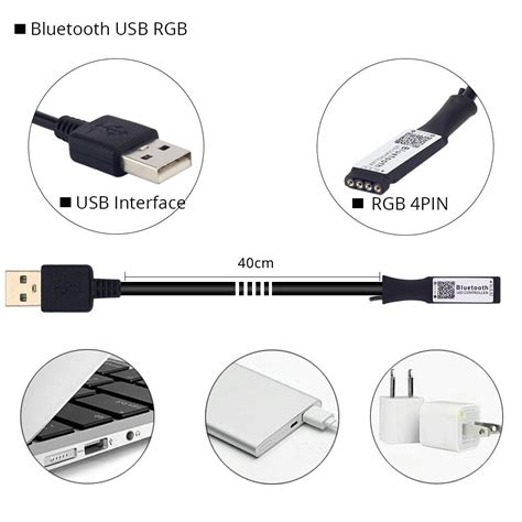 Rgb Rgbw Bluetooth Led Controller Usb 24 Keys Grandado Rgb Rgbw Bluetooth Led Controller Usb 24 Keys Grandado