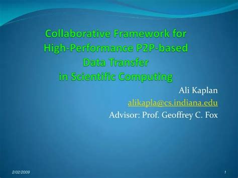 Ppt Collaborative Framework For High Performance P2p Based Data