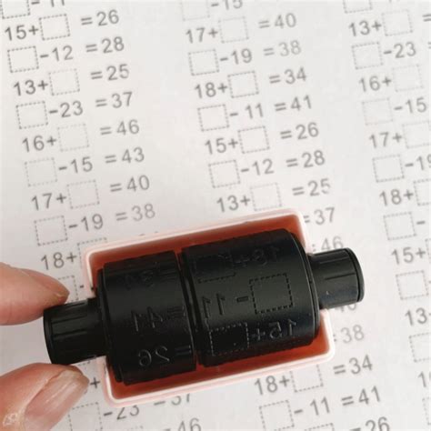Maths Roller Stamp Teachit Co