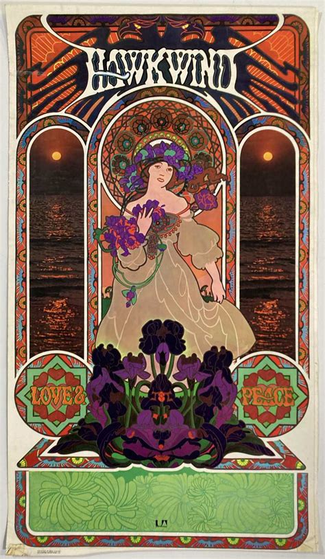 Lot 234 Hawkwind Barney Bubbles Designed Love And