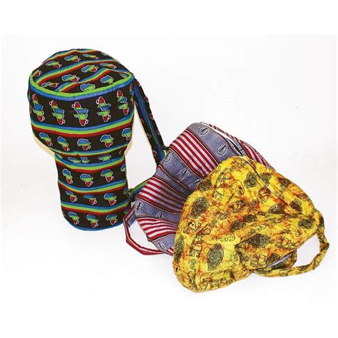 Djembe Drum Bag African Print And Fabric Transport Etsy