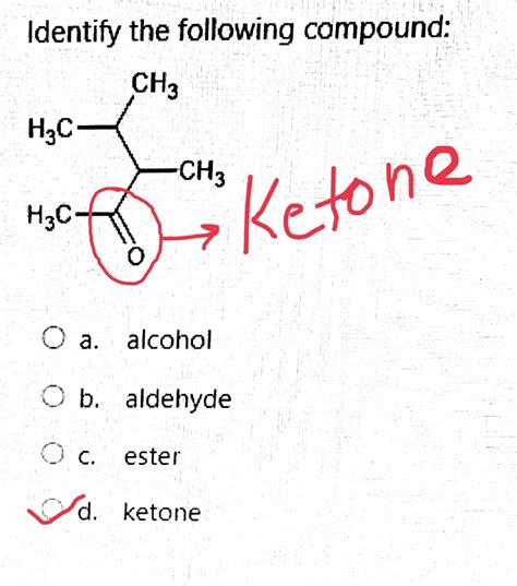 [solved] Time Left 0 Identify The Following Compound Cha Ch3 H C O A Course Hero