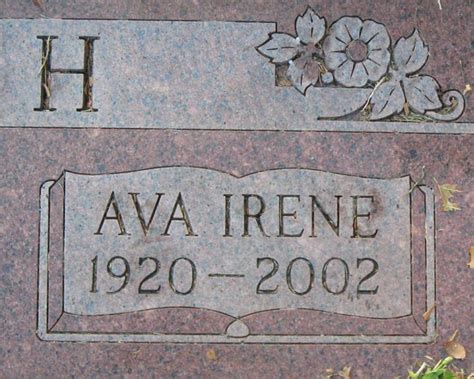 Ava Irene Dickson Lynch 1920 2002 Mémorial Find A Grave