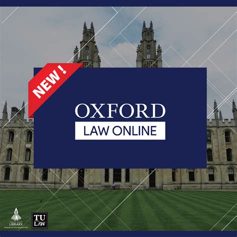 ฐานข้อมูลใหม่ Oxford Law ห้องสมุดสัญญา ธรรมศักดิ์ Facebook