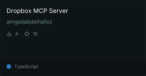 Dropbox Mcp Server Glama