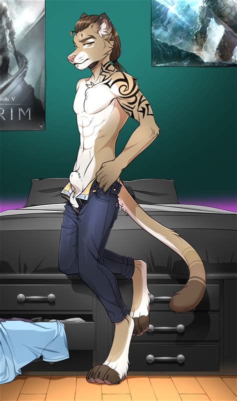 Rule 34 Absurd Res Anthro Anthro Only Arm Tattoo Bed Bedroom Bethesda