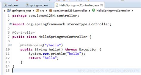 spring and spring mvc 6 初识 springmvc springmvc6 0 1 csdn博客