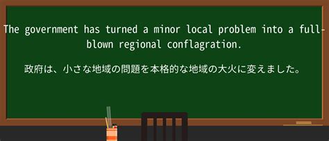 【英単語】conflagrationを徹底解説！意味、使い方、例文、読み方