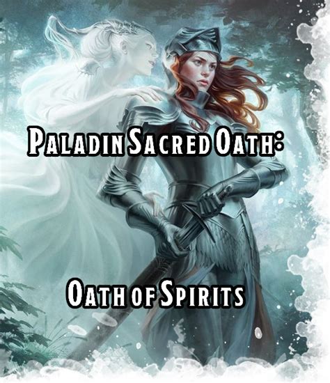 Paladin Oath Of Spirits Gm Binder