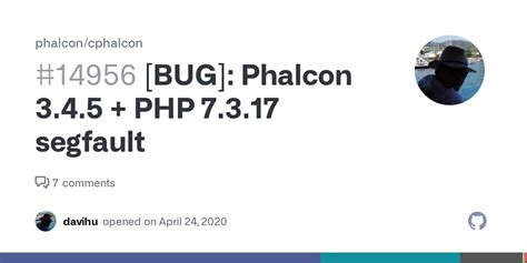 BUG Phalcon PHP Segfault Issue Phalcon Cphalcon GitHub