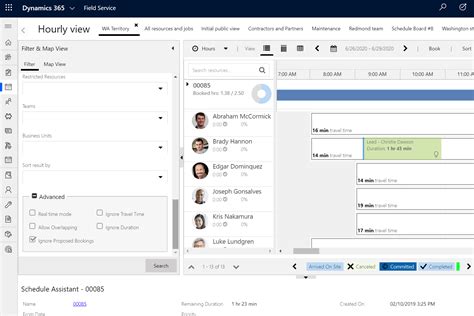 Advanced Filters For The Schedule Assistant In Dynamics 365 Field