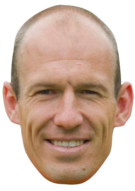 Arjen Robben Celebrity Party Face Fancy Dress Celebrity