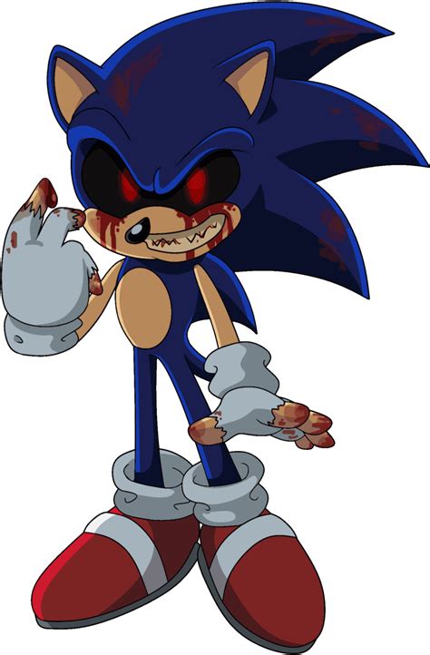 Download Creepy Sonic E X E Artwork Png