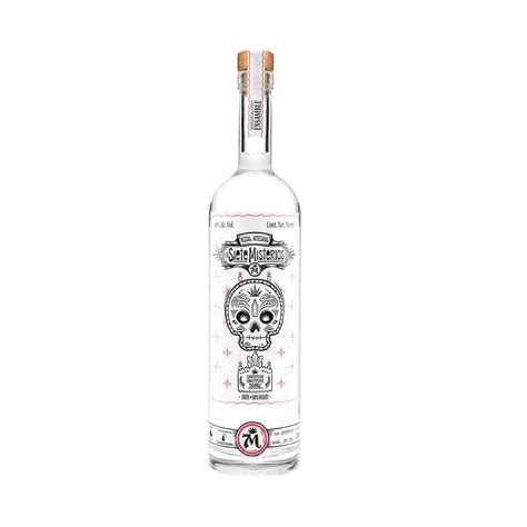 Mezcal Siete Misterios Ensamble 4 Agaves 750 Ml Cava Sautto Cavasautto