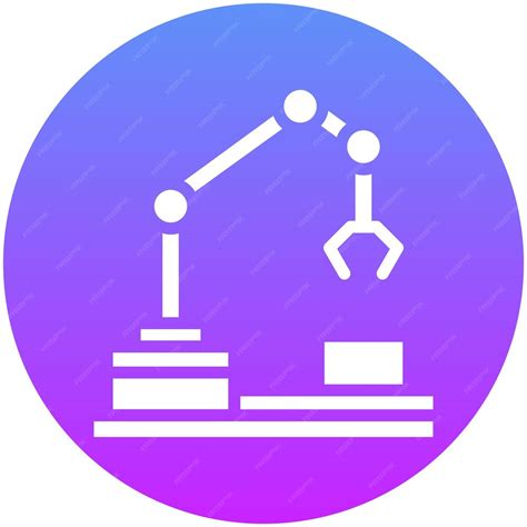 Premium Vector Assembly Machine Vector Icon Illustration Of Robotics
