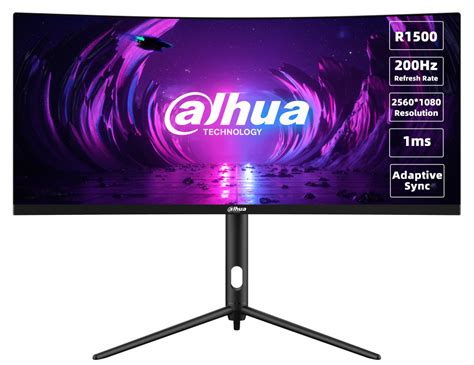Геймърски монитор Dahua LM30-E330CA, 30", VA, Curved, WFHD (2560 x 1080 ...