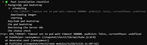 Pods Are Not Initializing For Che And Keycloak Kubernetes · Issue 13838 · Eclipse Cheche · Github