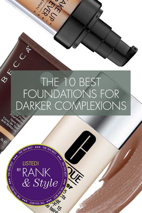 10 Best Foundations For Dark Skin Tones 2021 Best Foundation Dark